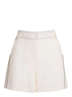 Tory Burch Striped Short - White