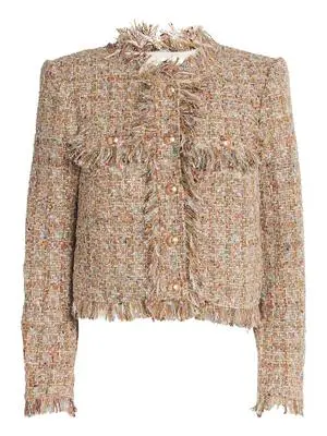 CINQ À SEPT Clarise Bouclé Blazer