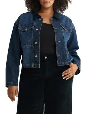 Warp + Weft Avl Crop Denim Jacket - Mercer
