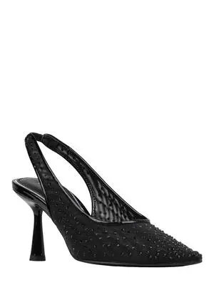 DONALD PLINER Eloise Slingback Pointed Toe Pump - Black
