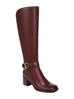 Naturalizer Isabeau Leather Boots - Cognac Brown