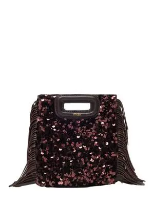 MAJE Maje Sequin Mini M Bag