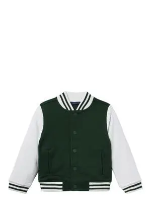 Janie And Jack Classic Bomber Jacket - Green