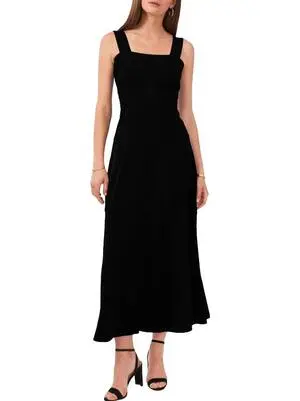 Vince Camuto Tiered Sleeveless Maxi Dress - Rich Black
