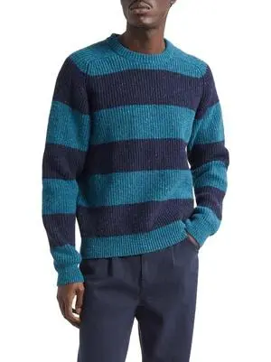 NOAH Striped Donegal Wool Sweater - Beltra/sheridan