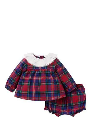 Janie And Jack Tartan Set - Red