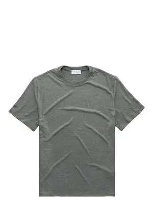 WOLF VS. GOAT (WVG) Heavyweight Short Sleeve Viscose Jersey Crewneck - Grey