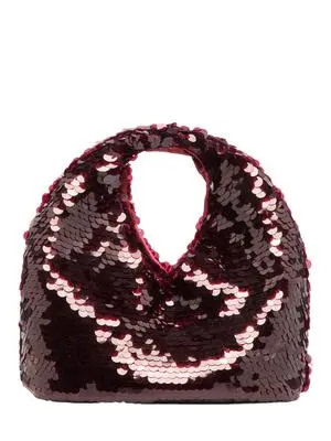 Dolce Vita Dahlia Sequin Shoulder Bag - Burgundy