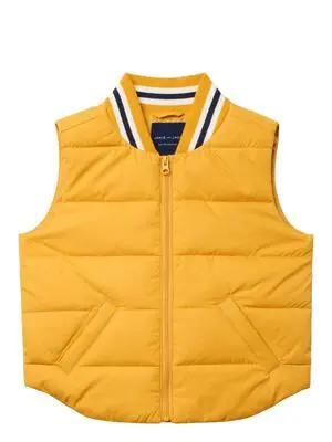 Janie And Jack Puffer Vest - Yellow