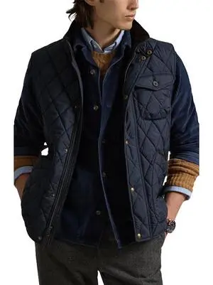 Polo Ralph Lauren Beaton Quilted Utility Vest - College Navy