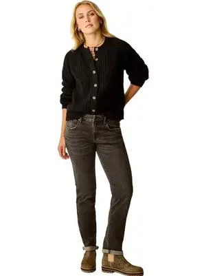 Carve Designs Daphne Wool Cardigan - Black