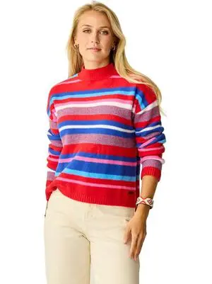 Carve Designs Olivia Plush Sweater - Multistripe