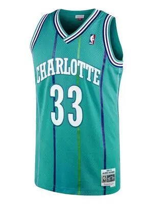 Mitchell & Ness Authentic Road Hornets 1992 Alonzo Mourning Jersey - Green