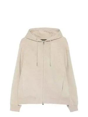 MONTECORE Zip-up Hoodie - Neutrals