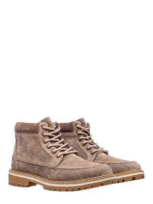 Clae Romare Lugged Apron Toe Boot Portabella Suede