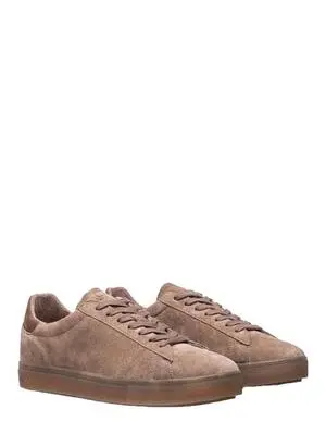 Clae Bradley Low Top Leather Sneaker - Portabella Suede