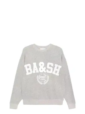 Ba&sh Logo-print Sweatshirt - Grey