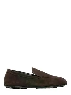 GIUSEPPE ZANOTTI Suede Loafers - Brown