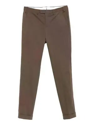 PT TORINO Tapered Chino Trousers - Brown