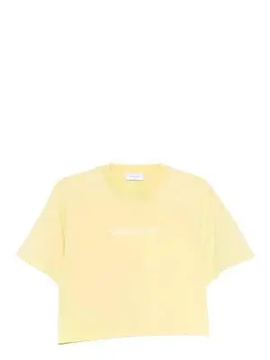 Off-White Slogan-print T-shirt - Yellow
