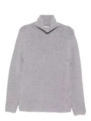 Bruno Manetti Funnel-neck Jumper - Grey