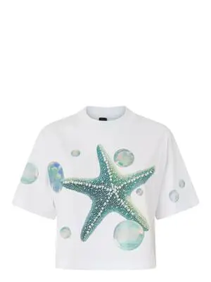 PINKO Starfish-Print T-Shirt