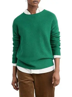 SEASALT CORNWALL Merino Wool Blend Pullover - Knit Melange Glade
