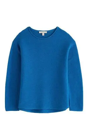 SEASALT CORNWALL Merino Wool Blend Pullover - Knit Melange Jetty