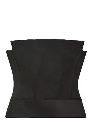 Another Tomorrow Strapless Bustier - Black