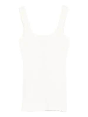 ENTIRE STUDIOS Squared-neck Tank Top - White