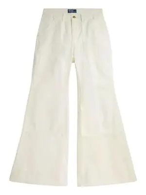 Polo Ralph Lauren Flared Panelled Trousers - Neutrals