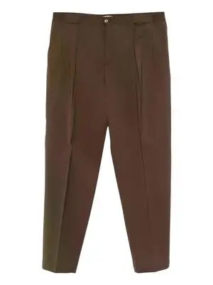 BRIGLIA 1949 Pleated Trousers - Brown