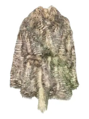 ENTIRE STUDIOS Juno Faux-fur Coat - Neutrals