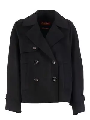Max Mara Double-breasted Jacket - Black