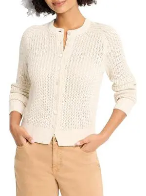 NIC+ZOE Party Cardy Sparkle Cardigan - Classic Cream
