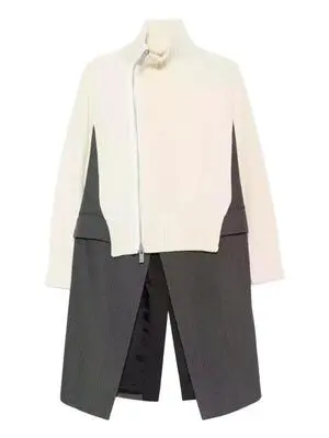 Sacai Paneled Jacket - Neutrals