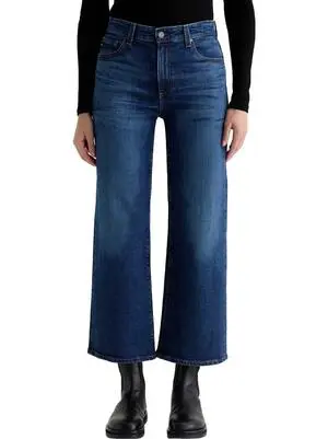 Ag Saige Mid-rise Ankle Wide-leg Jeans - Veiled
