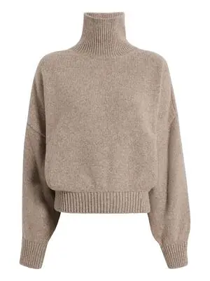 Khaite Willem Cashmere Pullover Sepia