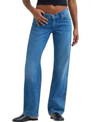 Wrangler Cowboy Low Rise Straight Leg Jeans - Lasso Lagoon