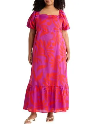 SUGARLIPS Cotton Arona Floral Xena Maxi Dress
