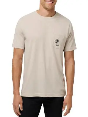 Travis Mathew Vineyard Tour Embroidered Pocket T-shirt - Island Fossil