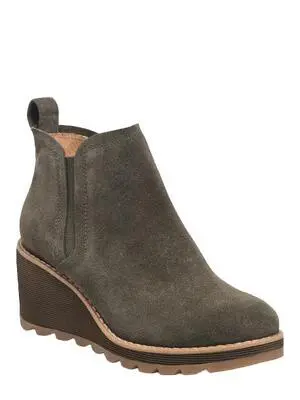 SOFFT Emma Wedge Boot - Dark Taupe