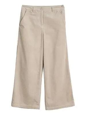 SEASALT CORNWALL Asphodel Crop Wide-Leg Corduroy Pants Birch