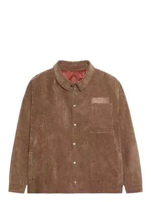 Gcds Corduroy Shirt Jacket - Brown
