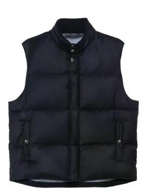 Paul Smith Quilted Gilet - Blue