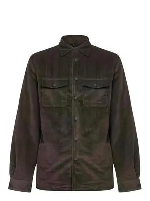 MC2 SAINT BARTH Snap Button Corduroy Jacket - Brown