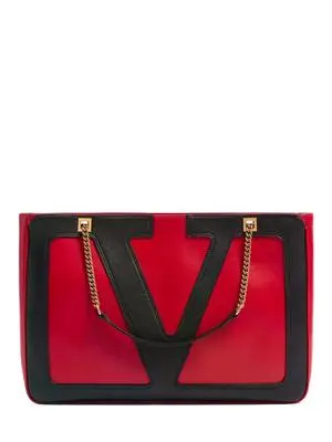 Valentino Garavani Logo-embellished Tote - Red