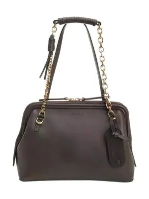 Etro Leather Shoulder Bag - Brown
