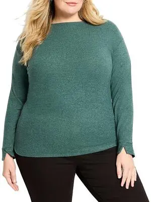 NIC+ZOE Everyday Easy Cozy Top - Dark Pine