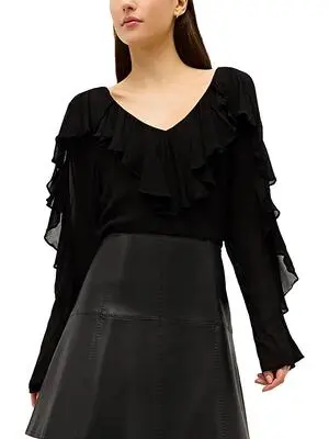 MARIE OLIVER Trudy Ruffled Top